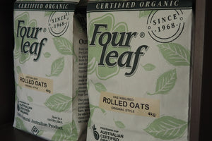 Four Leaf Milling Organic Rolled Oats 4kg (2) – Ethical Food Distributors
