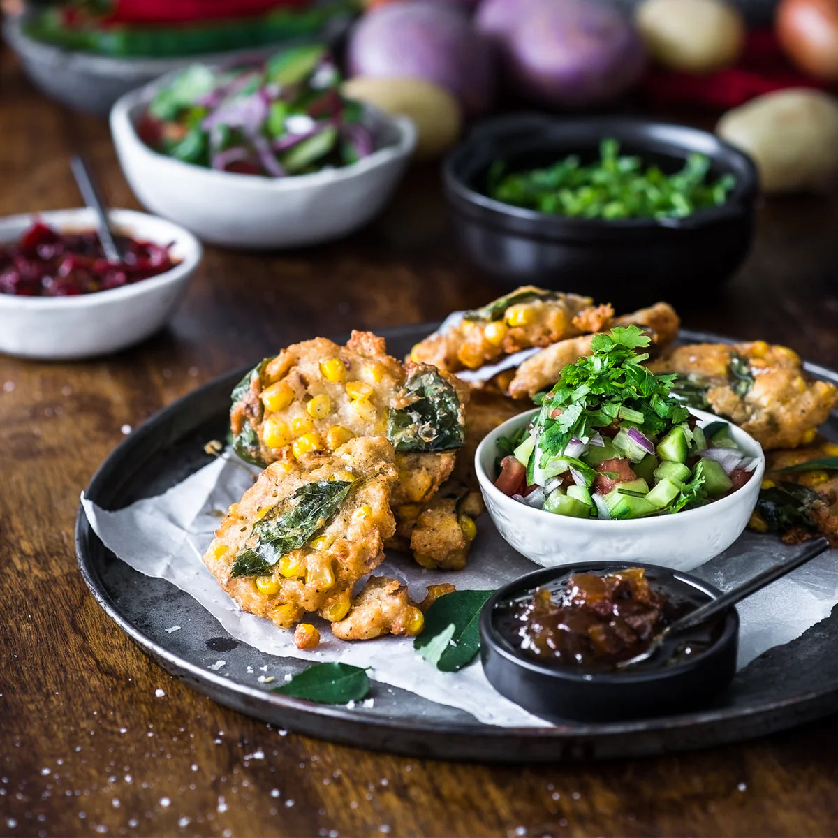 Turban Chopsticks Lentil Coconut Fritters 200g (6) – Ethical Food ...