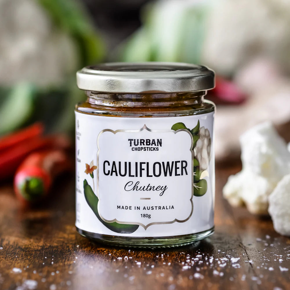 Turban Chopsticks Cauliflower & Zucchini Chutney 180g (6) – Ethical ...