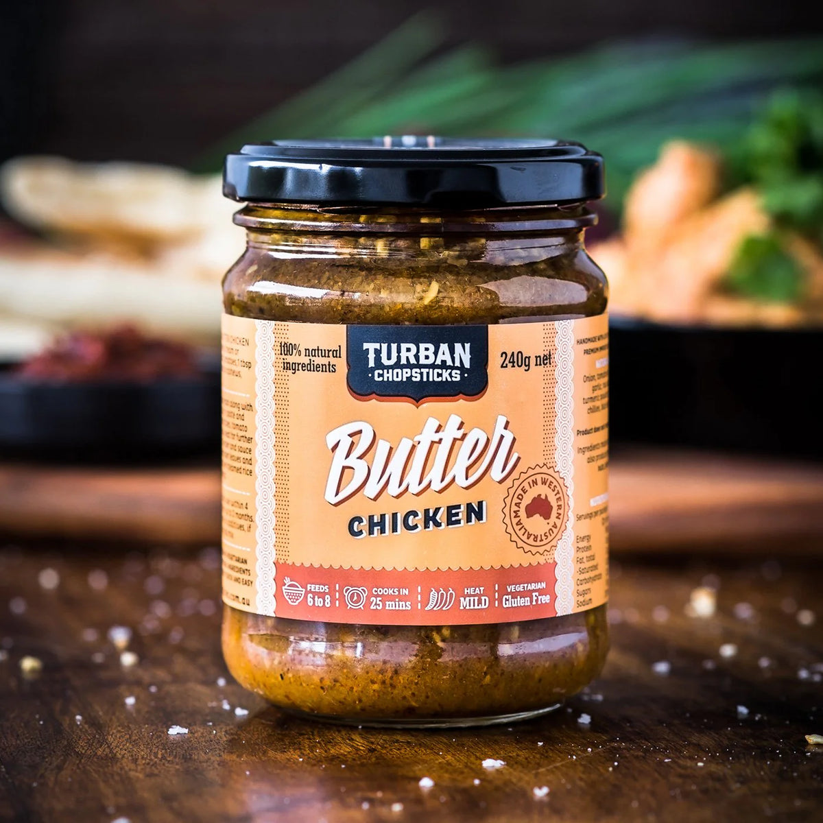 Turban Chopsticks Butter Chicken Paste 240g (6) – Ethical Food Distributors