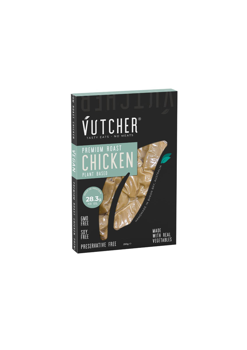 VUTCHER Premium Roast Chick’n 250g (8) – Ethical Food Distributors