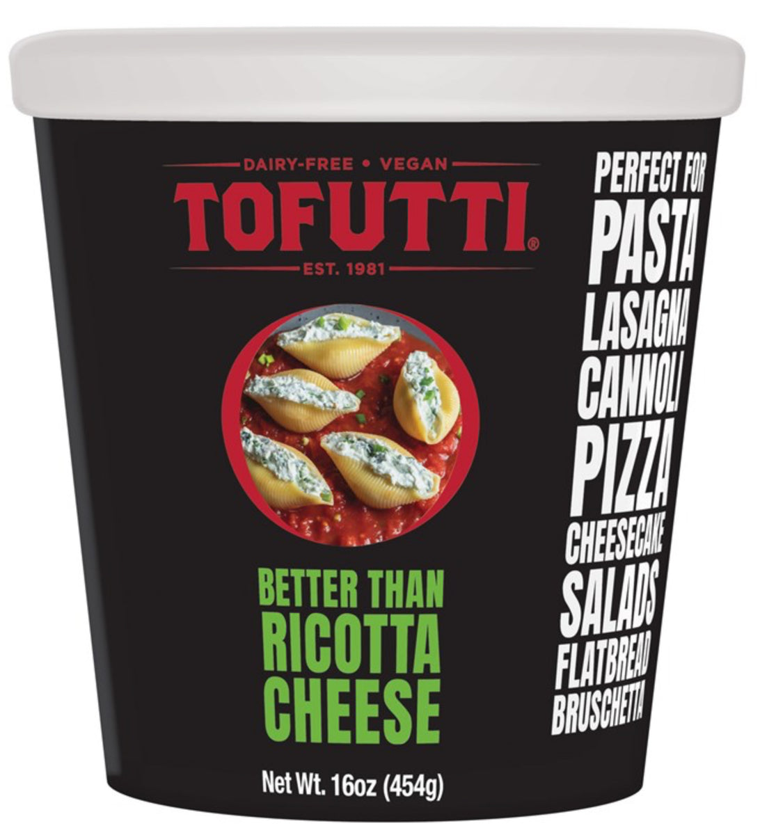 Tofutti Better Than Ricotta (GF) 454g (6) – Ethical Food Distributors