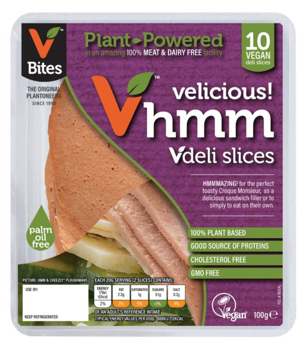 VBITES CHEATIN' HAM SLICES 100g (6) – Ethical Food Distributors