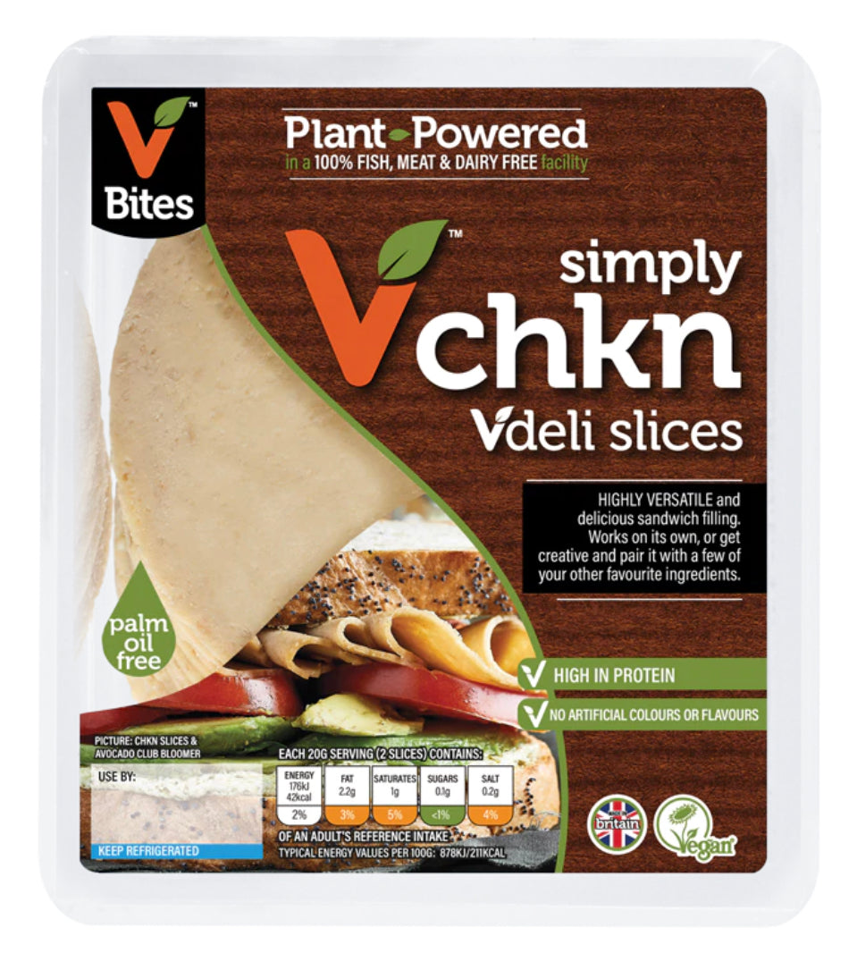 VBITES CHEATIN CHICKEN SLICES 100g (6) – Ethical Food Distributors
