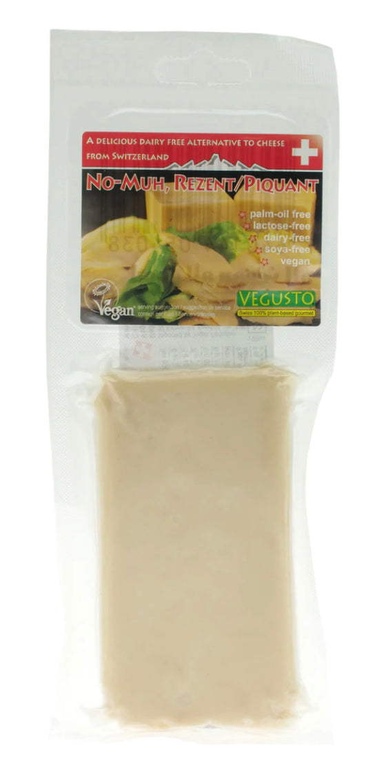 VEGUSTO PIQUANT CHEESE (GF) 200g (5) – Ethical Food Distributors